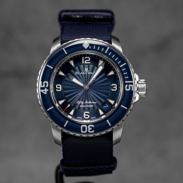 BLANCPAIN FIFTY FATHOMS AUTOMATIQUE BLUE DIAL (WATCH ONLY ...